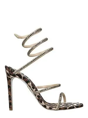 Rene Caovilla Leo 105 Embellished Stiletto Sandals - Mult/other