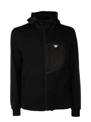 Prada Full Zip Hooded Sweatshirt - Multicolor