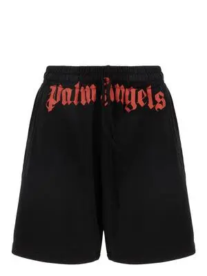 Palm Angels Logo Print Drawstring Shorts - Multicolor