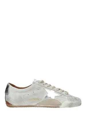 GOLDEN GOOSE True Star Leather Trainers - Bone/comb