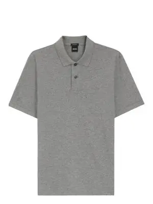 Hugo Boss Pallas Regular-fit Polo Shirt - Silver