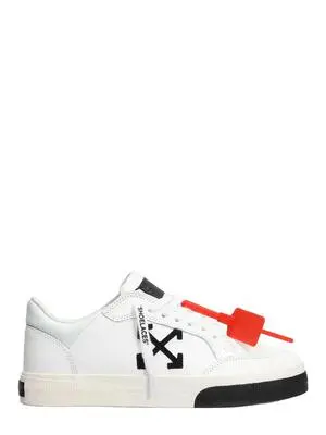 Off-White Vulcanized Low Top Sneakers - White