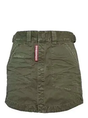 Dsquared2 Military Mini Skirt - Green