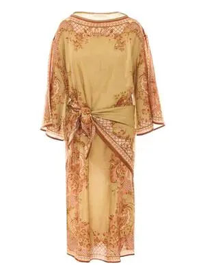 Zimmermann Aster Midi Dress - Cream