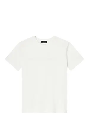 A.P.C. A.P.C. Logo Printed Crewneck T-Shirt