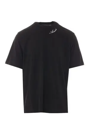 Amiri Script Jersey Modal Regular T-shirt - Black