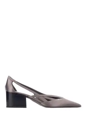 Prada Cut-out Pumps With Block Heel - Multicolor