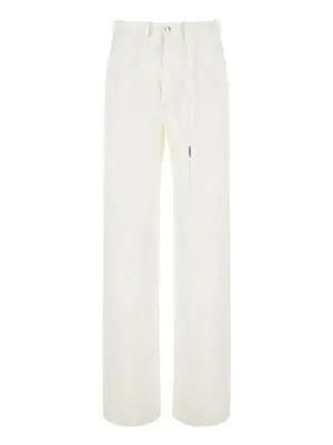 ANN DEMEULEMEESTER Straight Leg Jeans - Multicolor