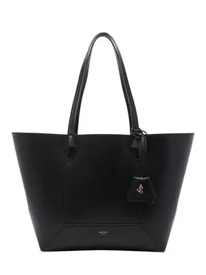 JIMMY CHOO Jimmy Choo Medium Diamond Tote Bag Black