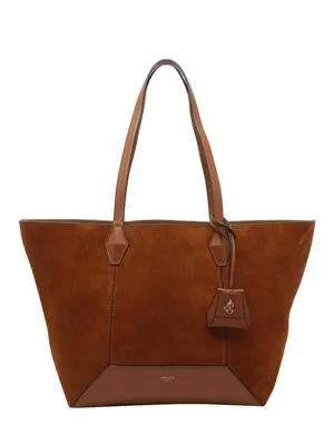 JIMMY CHOO Medium Diamond Tote Bag - Brown