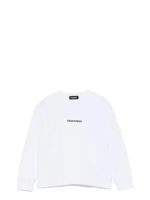 Dsquared2 Raised Logo Sweatshirt - White