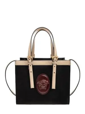 Versace Rivière Mini Tote Bag - Black