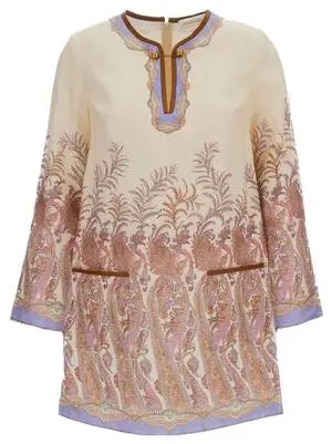 ZIMMERMANN Zimmermann Printed Patch Pocket Dress