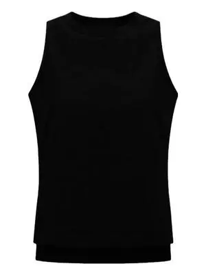 Herno Sleeveless Crew-neck Top - Black
