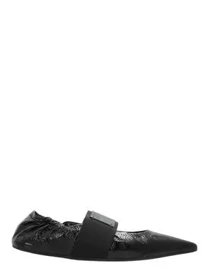 Givenchy Crush Pointed-toe Ballet Flats - Black