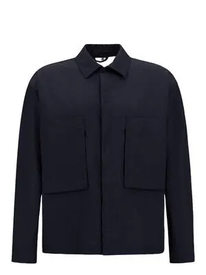 Herno Boxy Zip-pocket Jacket - Black