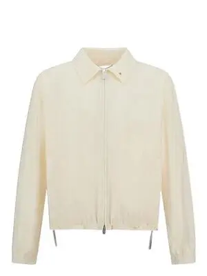 Herno Tech-crinkle Zip-up Jacket - White