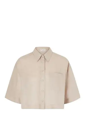 BRUNELLO CUCINELLI Brunello Cucinelli Cropped Cotton Shirt