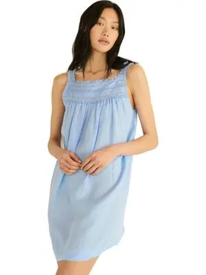DÔEN Bea Dress Mini Length - Bluejay