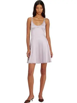 DIESEL® Fluid Mini Dress With Double Straps - Violet