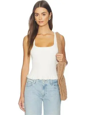 Paige Bronwyn Tank - Ivory