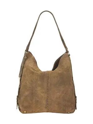 Free People Dallas Distressed Shoulder Bag - Brown