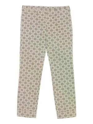 ROMEO GIGLI Geometric Print Trousers - Neutrals