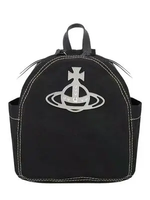 VIVIENNE WESTWOOD Orb-plaque Backpack - Black