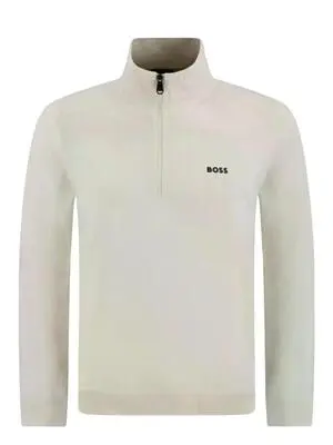 BOSS Ever-x Quarter-zip Sweater - Neutrals