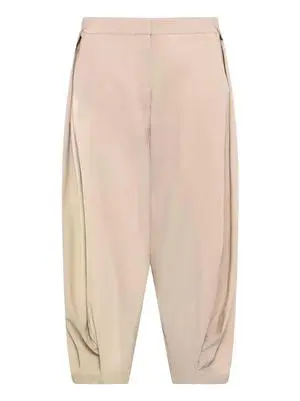 Loewe Beige Draped Trousers - Neutrals