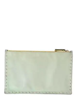 Valentino Garavani Rockstud Clutch Bag - Blue