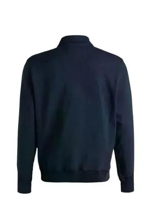 CECCARELLI Half-zip Chest-pocket Sweatshirt - Blue