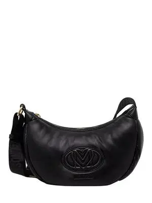 Moschino Crescent Shoulder Bag - Black