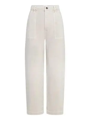 FRAME The Bow Cargo Jeans - Cream