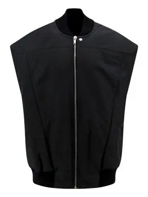 Rick Owens Zip-up Sleeveless Gilet - Black