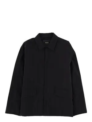Herno Concealed Placket Jacket - Black