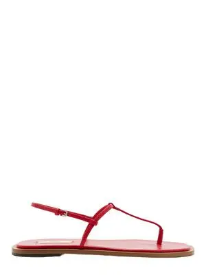 TOTÊME Totême T-Strap Nappa Leather Sandals