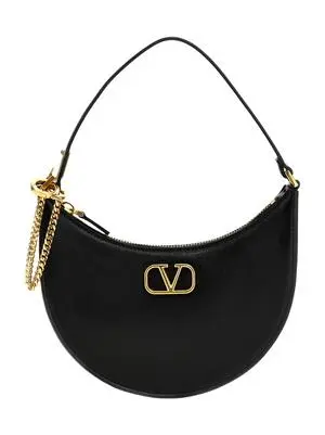 VALENTINO Valentino VLogo Plaque Zip-Up Shoulder Bag