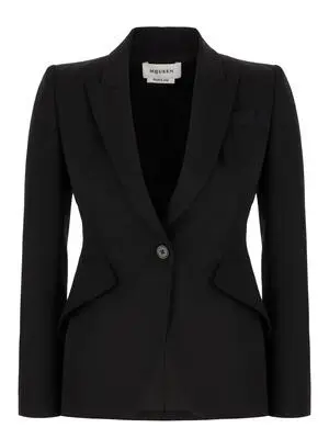 Alexander McQueen Single-breasted Blazer - Multicolor
