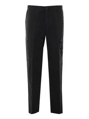 Stone Island Logo Track Pants - Black