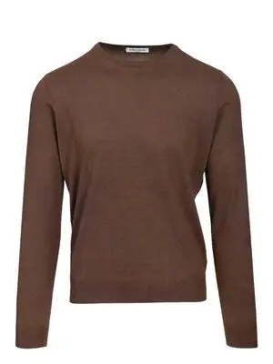AL DUCA D’AOSTA 1902 Long-sleeve Crew Neck T-shirt - Brown