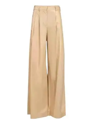AL DUCA D’AOSTA 1902 Pleated Wide-leg Trousers - Neutrals