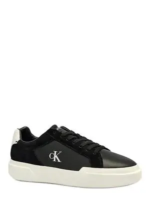 Calvin Klein Nyc Logo Print Sneakers - Black