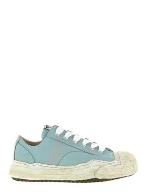 Mihara Yasuhiro Hank Leather Sneakers - Blue