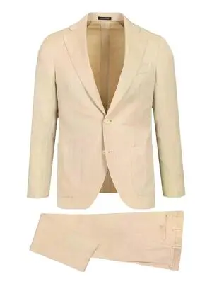 AL DUCA D’AOSTA 1902 Herringbone Single-breasted Suit - Neutrals