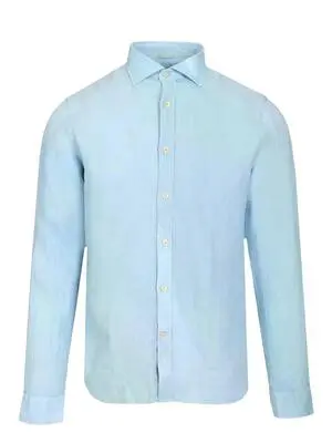 AL DUCA D’AOSTA 1902 Linen Shirt - Blue