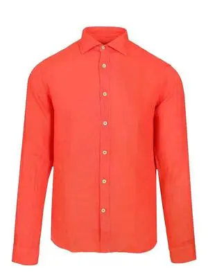 AL DUCA D’AOSTA 1902 Linen Shirt - Red