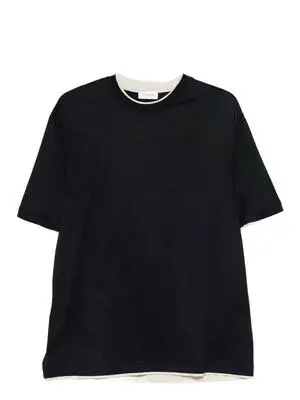 PAOLO PECORA Crew-neck T-shirt - Blue