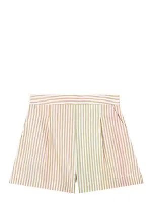 MC2 SAINT BARTH Striped Pattern Shorts - Neutrals