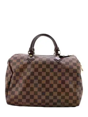 LOUIS VUITTON Speedy 30 Satchel Handbag - Brown